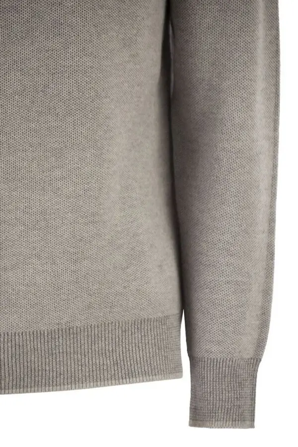 Peserico Ribbed Crew-neck Sweater