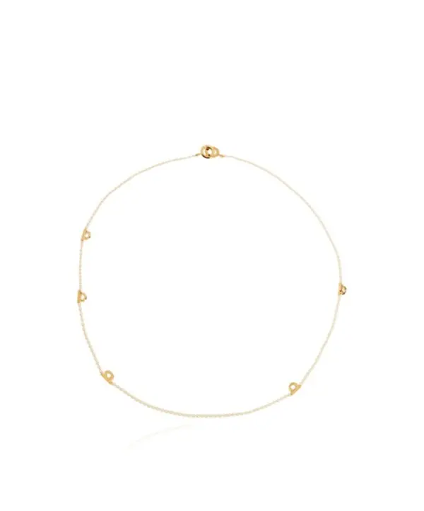 FERRAGAMO Logo Beaded Embellished Necklace - No