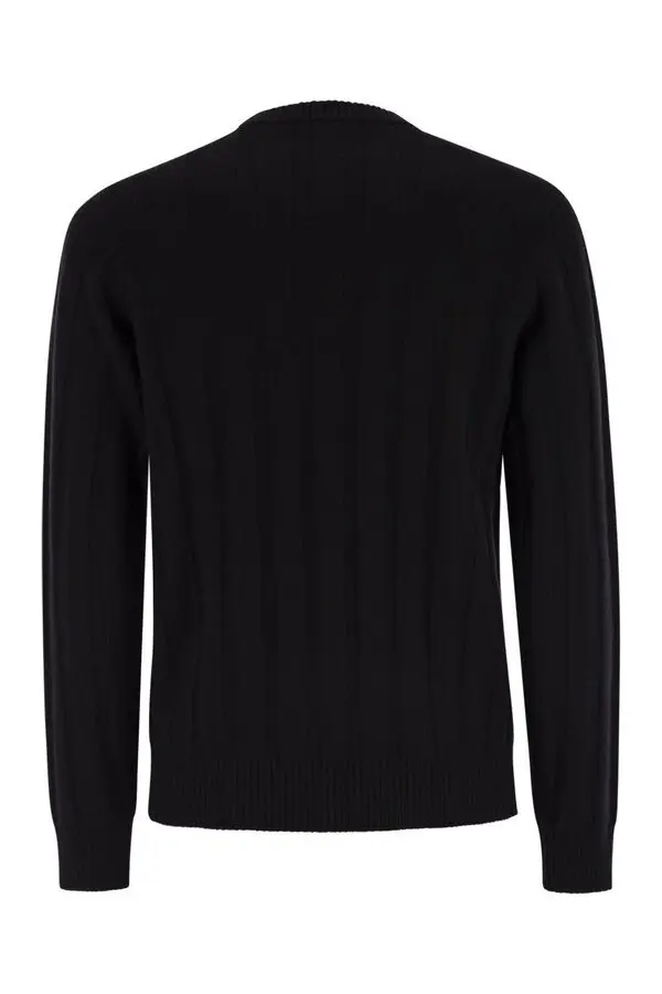 Peserico Ribbed-collar Sweater
