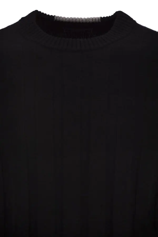 Peserico Ribbed-collar Sweater