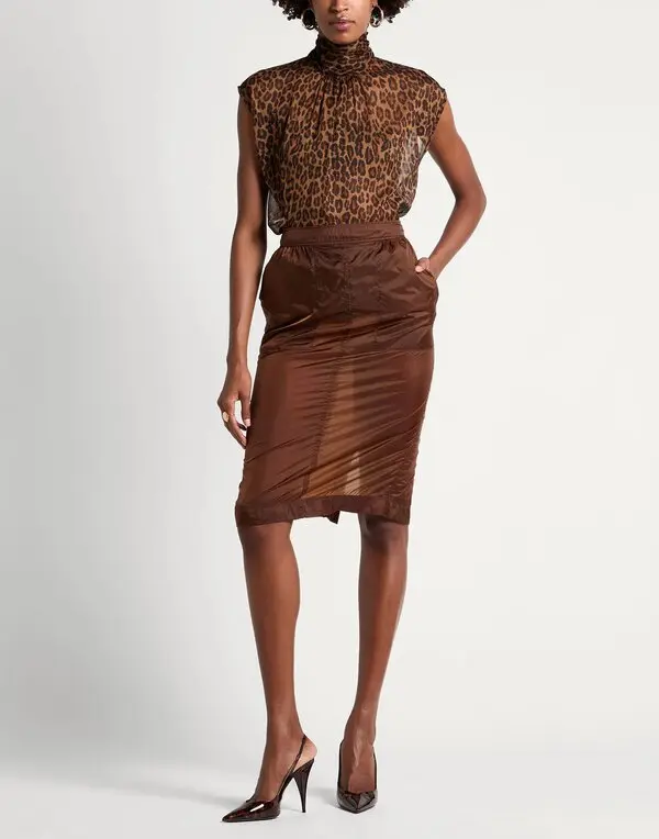 Saint Laurent Simple Pencil Skirt