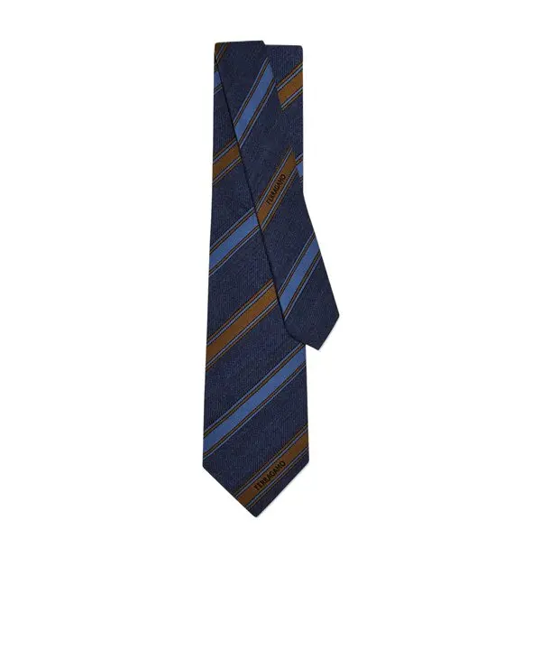 FERRAGAMO Regimental Jacquard Tie