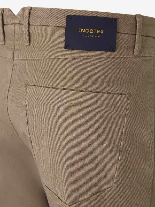 Incotex Pleated-detail Trousers - Camel-colored