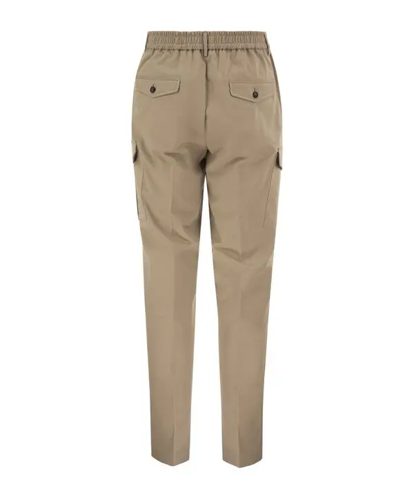 Peserico Multi-pocket Casual Trousers - Beige