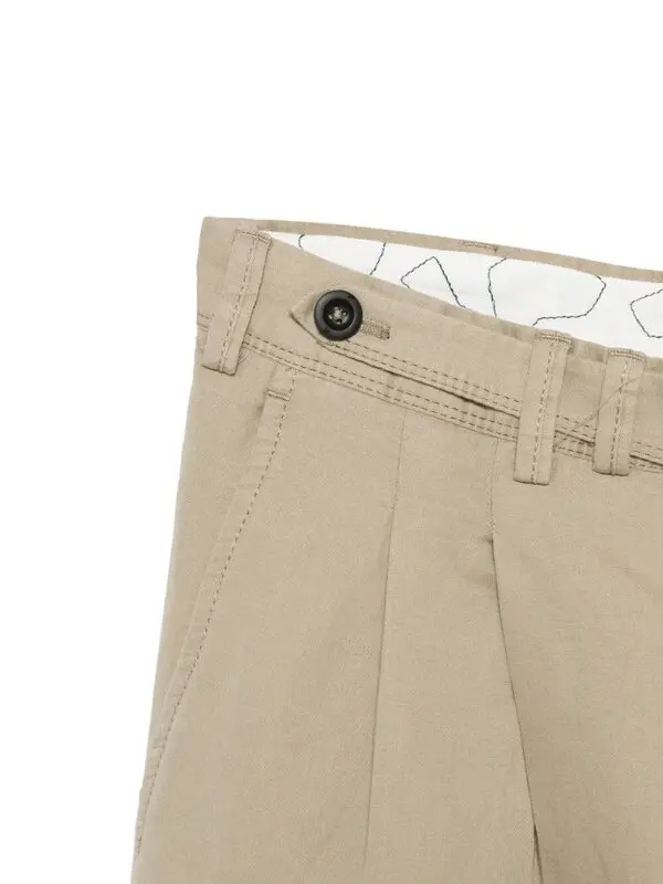 PT TORINO Pleated Cuffed Trousers