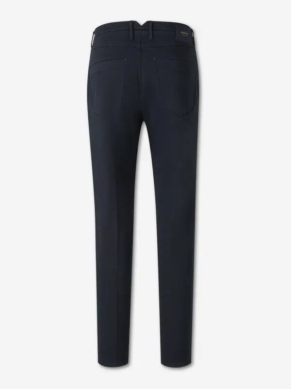 Incotex Blue Division Pleated Trousers - Navy Blue