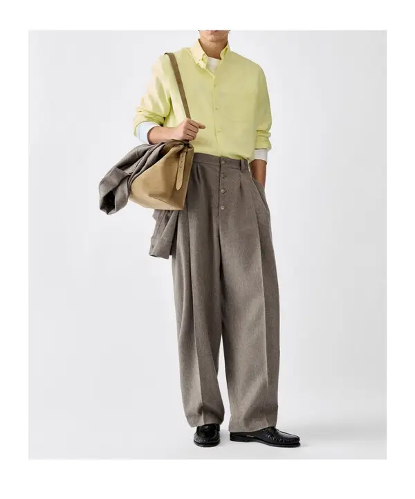 Jacquemus High-waisted Button-detail Trousers