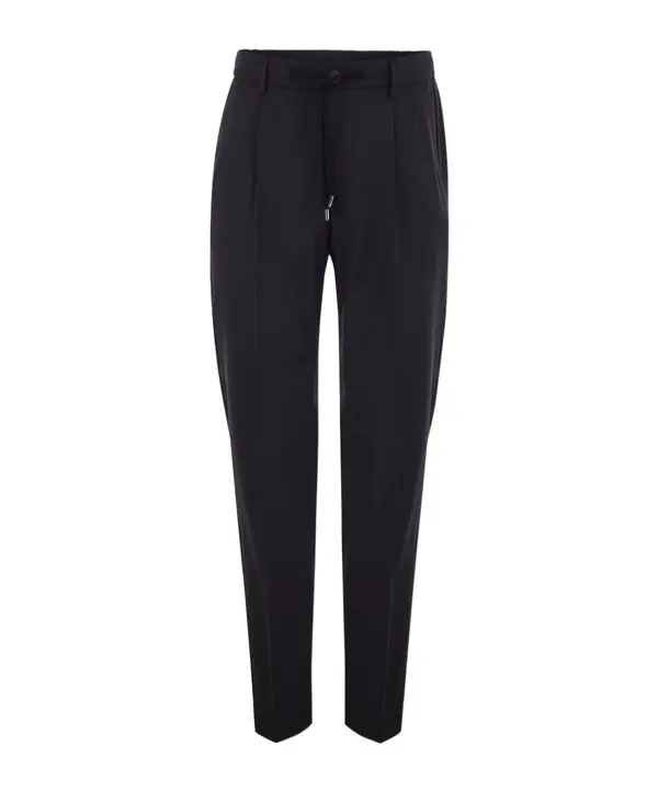 Peserico Drawstring Casual Pants - Blue