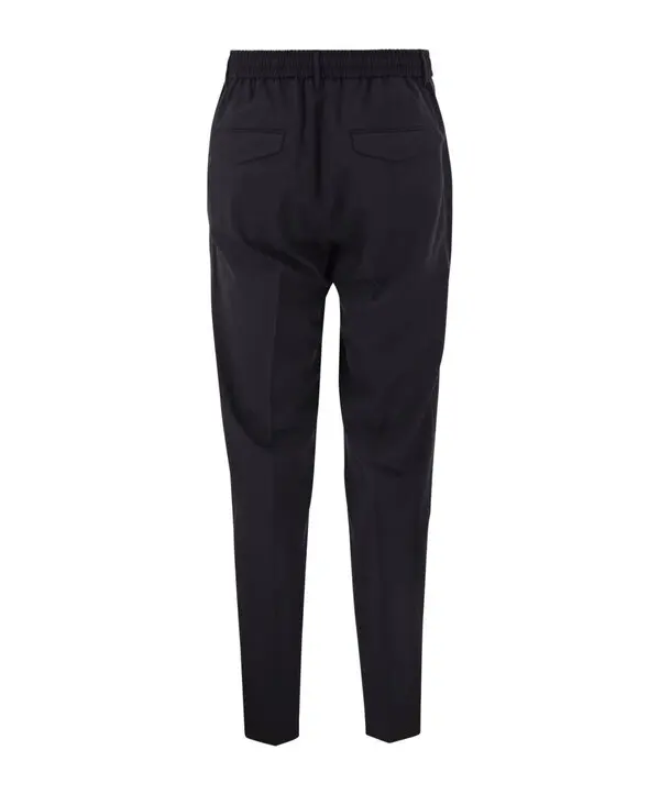 Peserico Drawstring Casual Pants - Blue