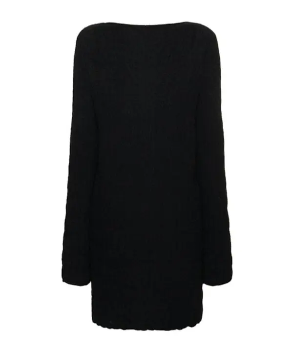 Loulou De Saison Knitted Long-sleeved Dress - Black
