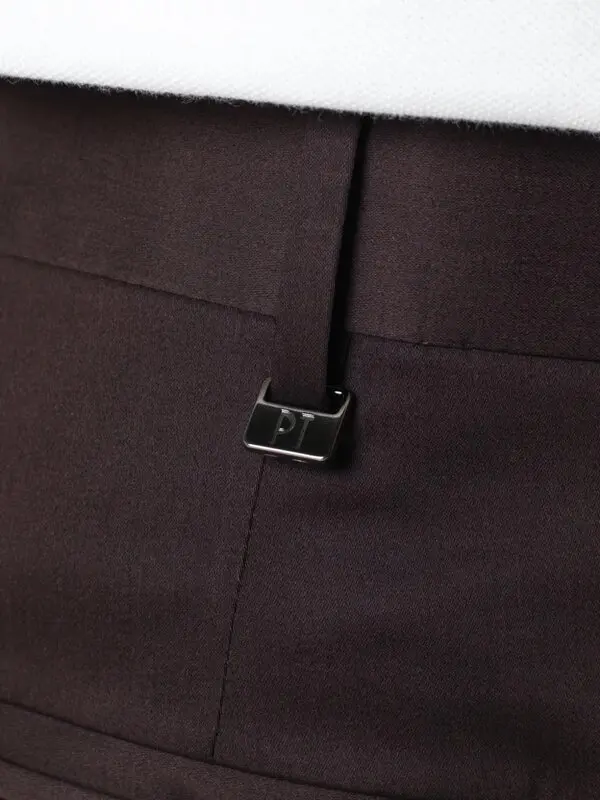 PT TORINO Casual Trousers With Belt Loops - Brown