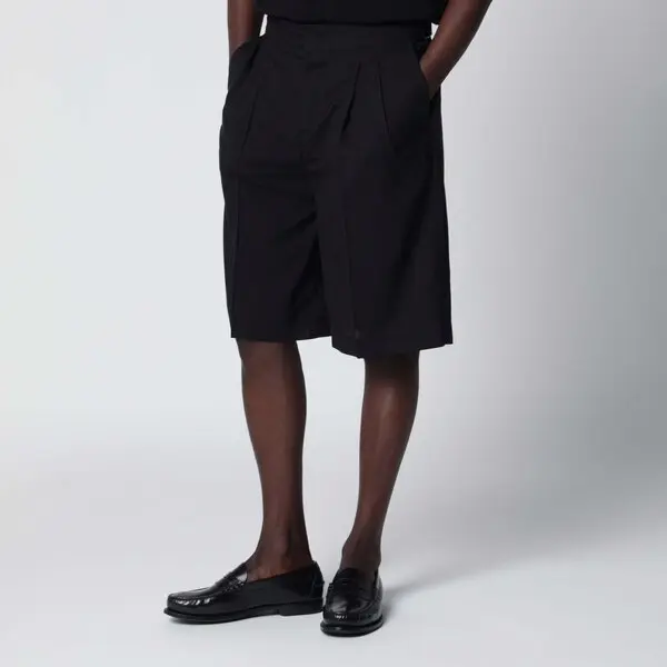 PT TORINO Pleated Bermuda Shorts
