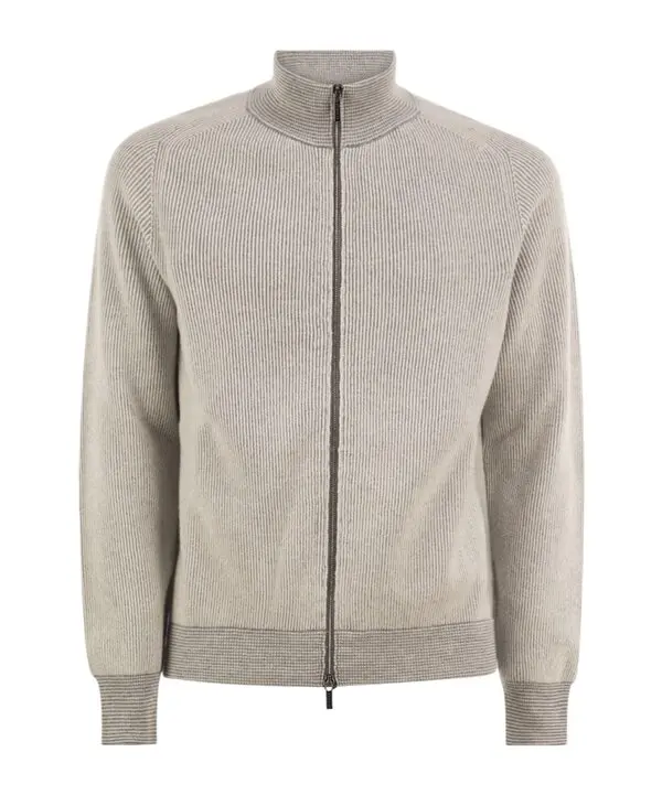 Peserico Zip-up Knit Jacket