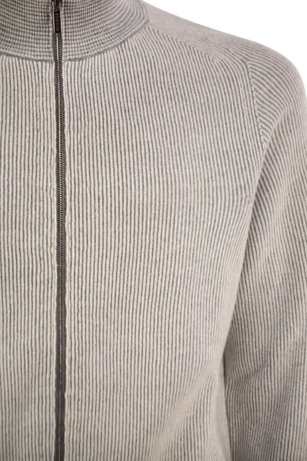 Peserico Zip-up Knit Jacket