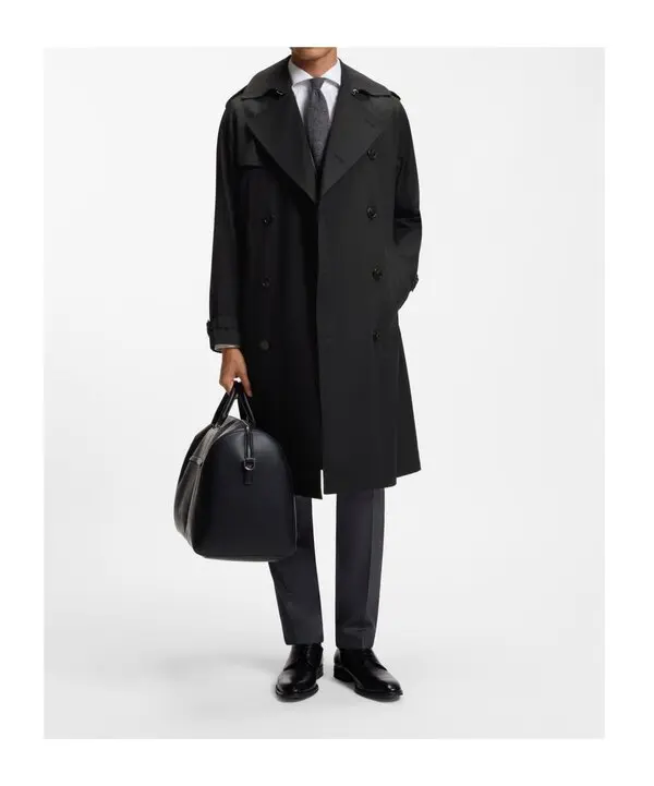 Hugo Boss Belted Double-breasted Coat