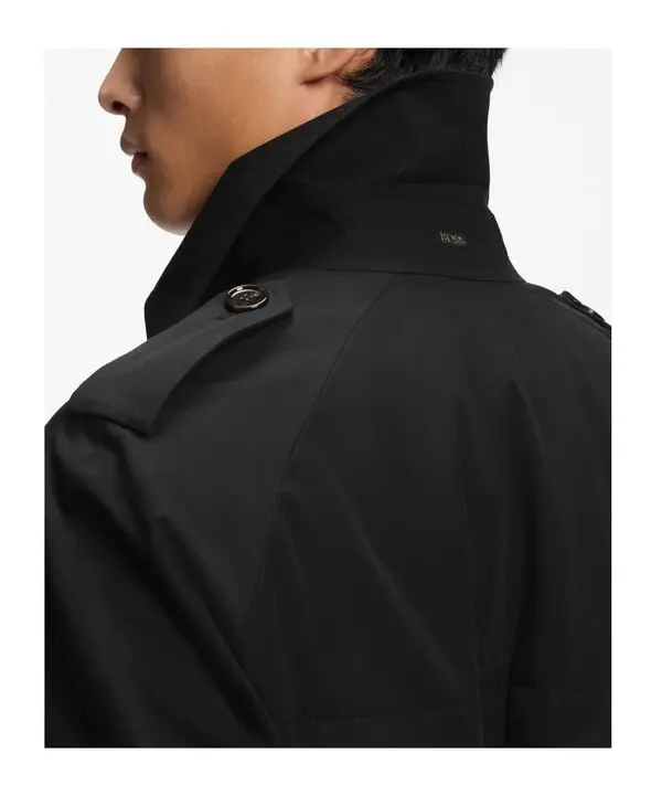 Hugo Boss Belted Double-breasted Coat