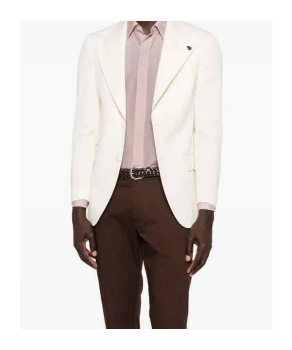 LARDINI Concealed-placket Long-sleeve Shirt