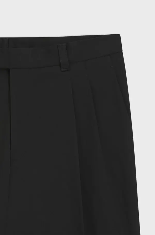 Hugo Boss Pleated Straight-leg Pants