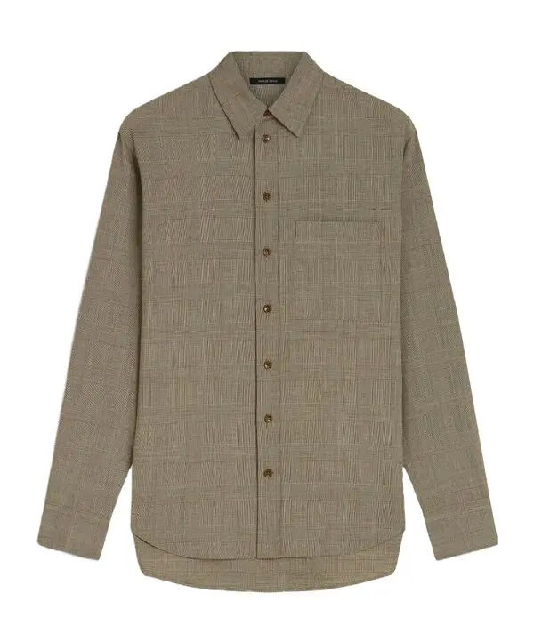 Phoebe Philo Checked Long-sleeve Shirt - Gray