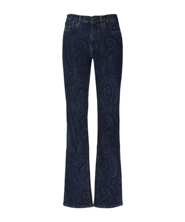 Etro Paisley Straight-leg Jeans