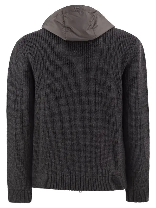 Herno Zip-up Knit Top