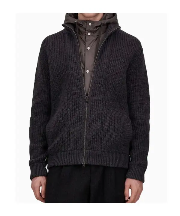 Herno Zip-up Knit Top