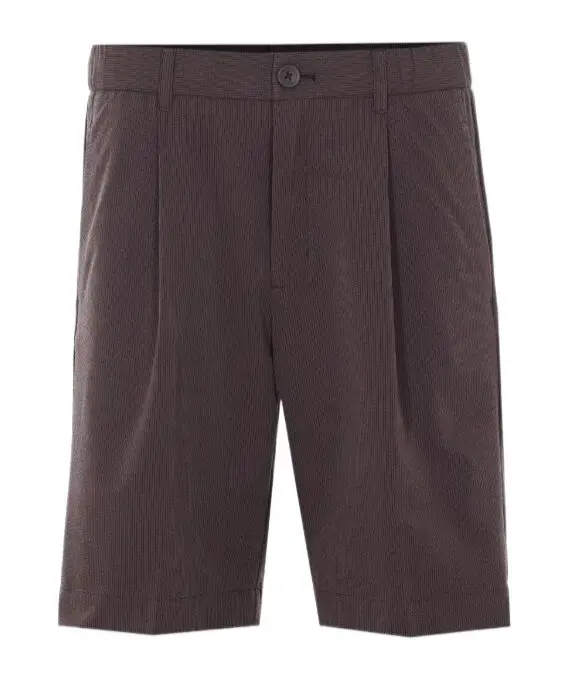 Herno Pleated Shorts - Brown