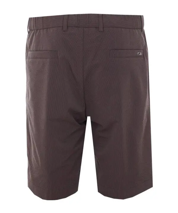 Herno Pleated Shorts - Brown