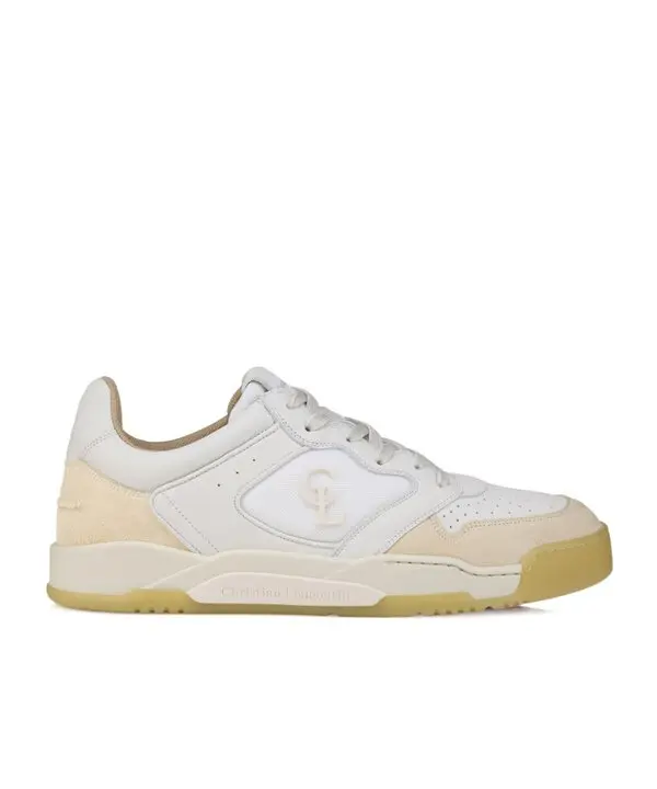 CHRISTIAN LOUBOUTIN Bsktball 1 Retro Sneakers - Egg Shell