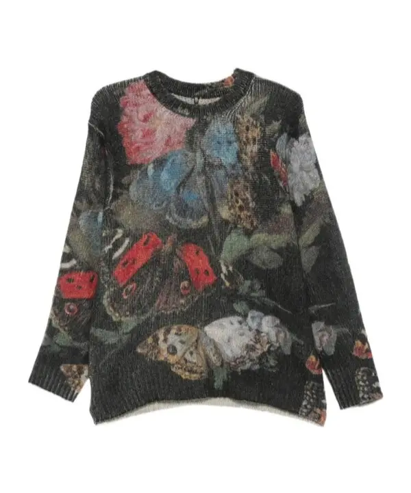 R13 Butterfly-print Sweater