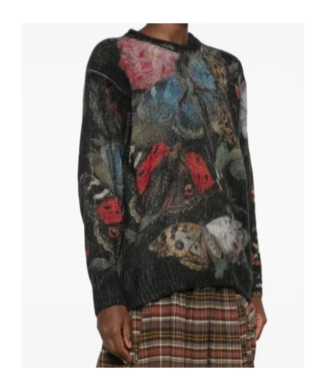 R13 Butterfly-print Sweater