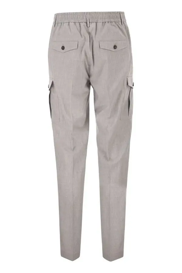 Peserico Belt-loop Utility Casual Trousers