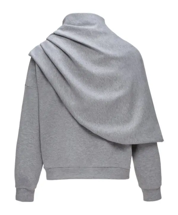 Magda Butrym Draped Panel Sweatshirt