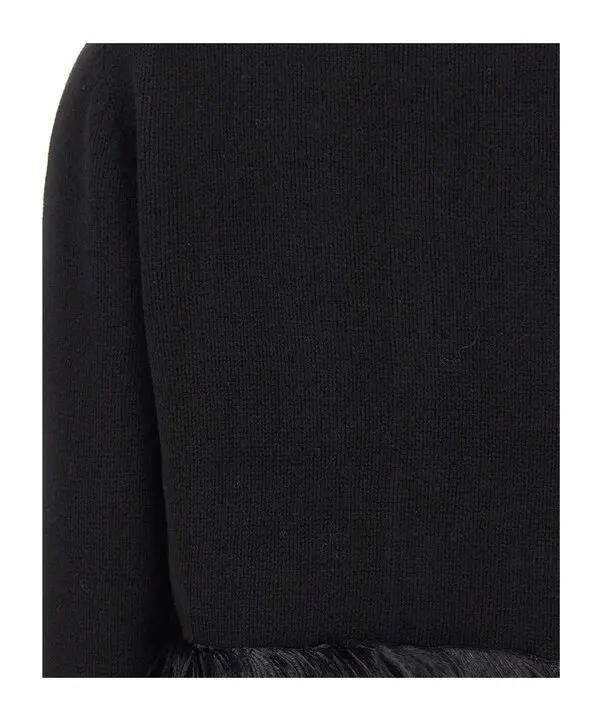 Fabiana Filippi Feather-trim Cardigan
