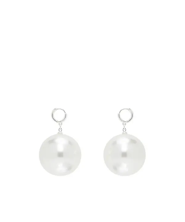 Sandy Liang Bubblegum Faux-pearl Drop Earrings