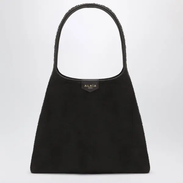 Alaïa Chocolate Leather Mini Hobo Bag - Brown