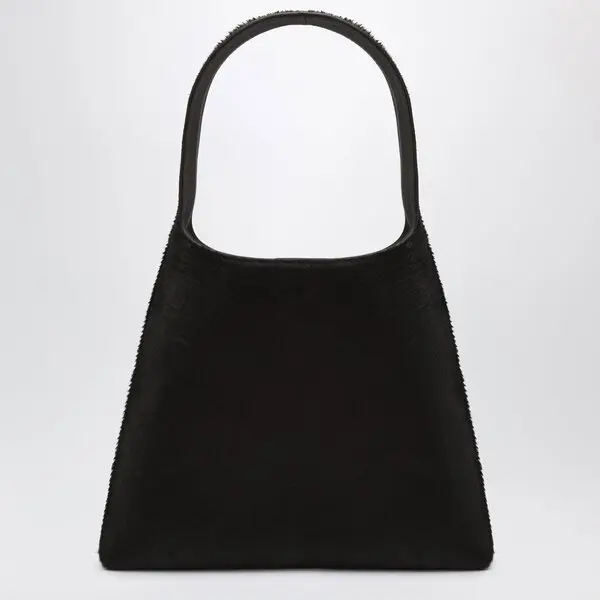 Alaïa Chocolate Leather Mini Hobo Bag - Brown