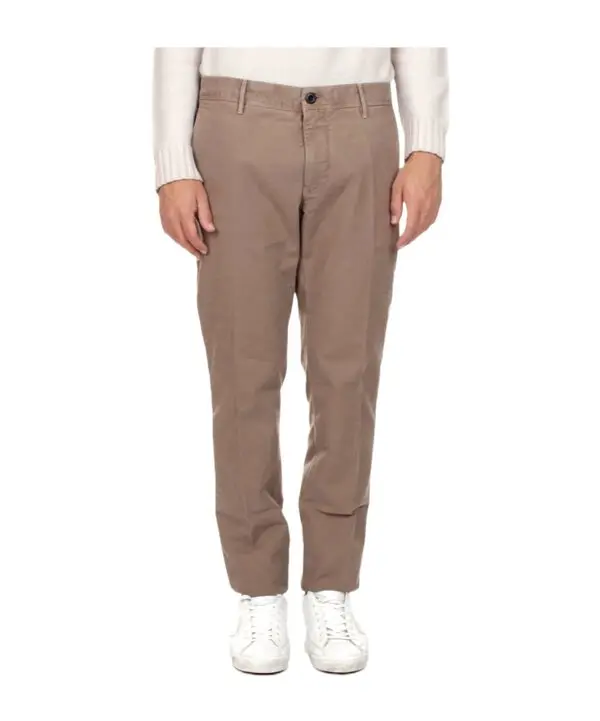 Incotex Casual Trousers With Belt Loops - Walnut