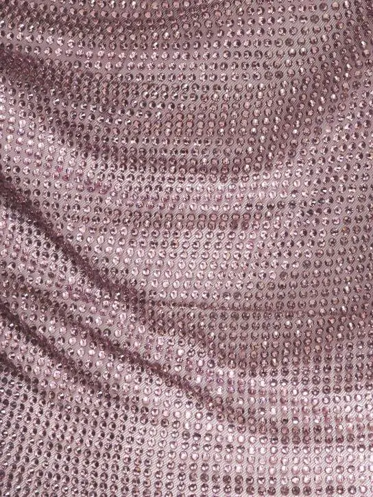 Giuseppe Di Morabito Embellished Net Mini Dress