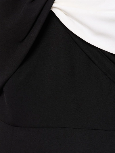 Roland Mouret Asymmetrical Stretch Extra-long Dress