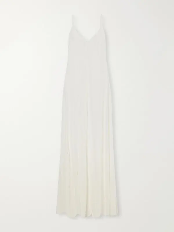 RUOHAN Wool-blend Knitted Maxi Dress - Neutrals