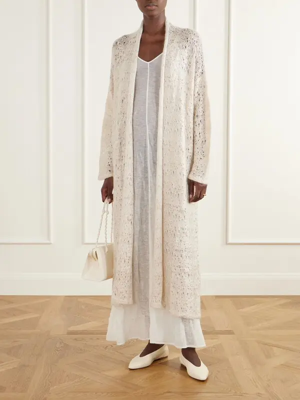 RUOHAN Wool-blend Knitted Maxi Dress