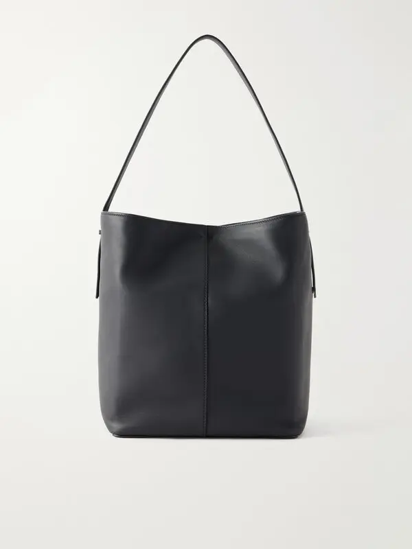 METIER Tilt 22 Leather Shoulder Bag - Black