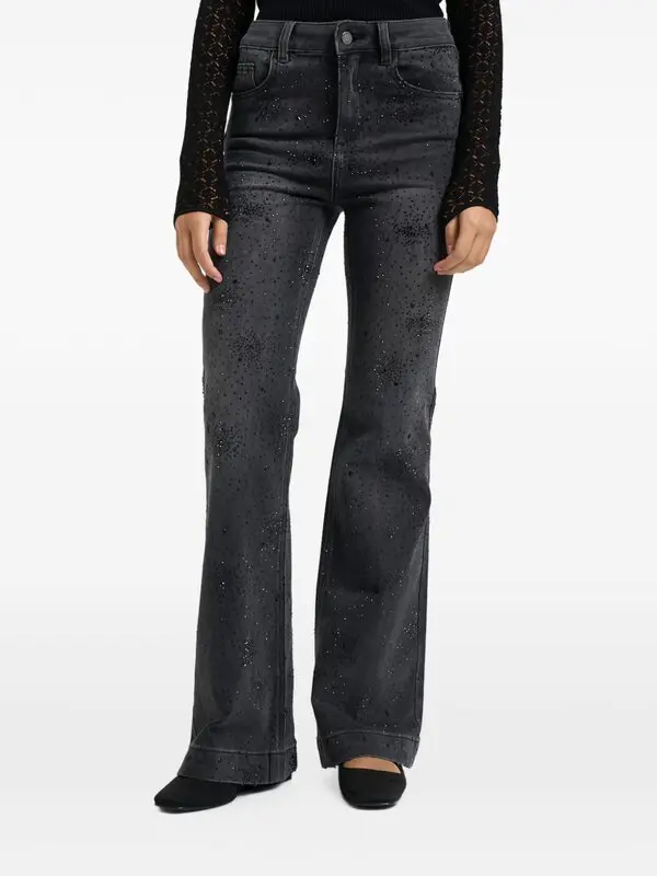 Liu Jo Embellished Flared Jeans
