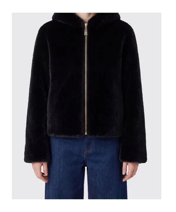 Liu Jo Reversible Faux Fur Hooded Jacket