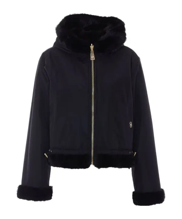 Liu Jo Reversible Faux Fur Hooded Jacket