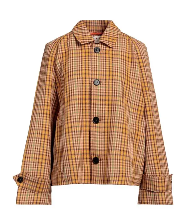 Marni Plaid Single-breasted Blazer