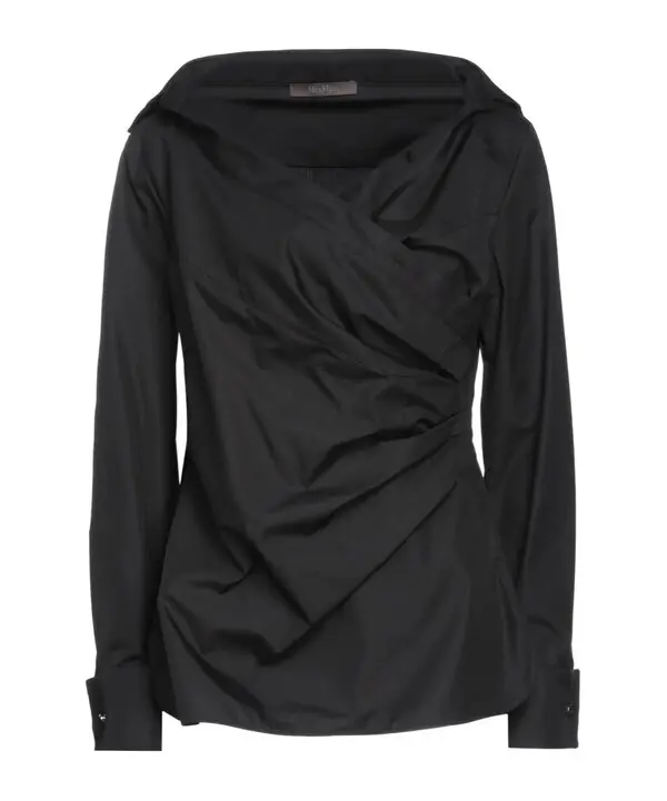 Max Mara Solid Color Long Sleeve Shirt