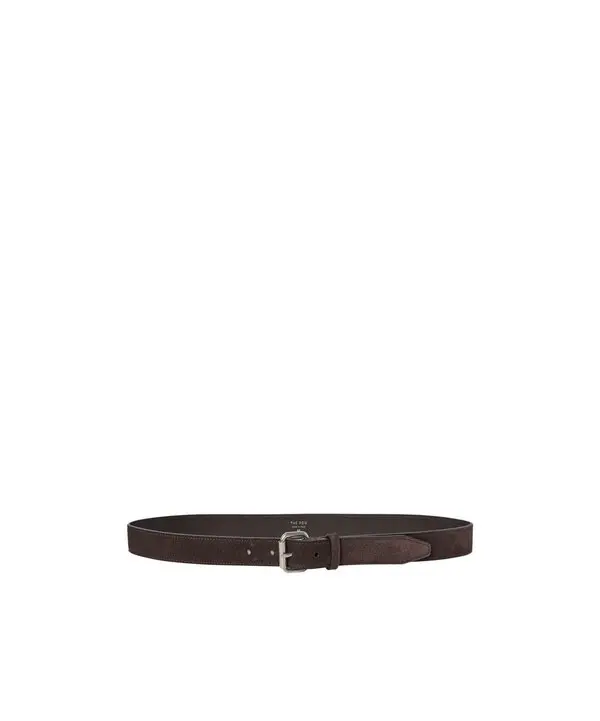 THE ROW Geo Belt - Deep Brown