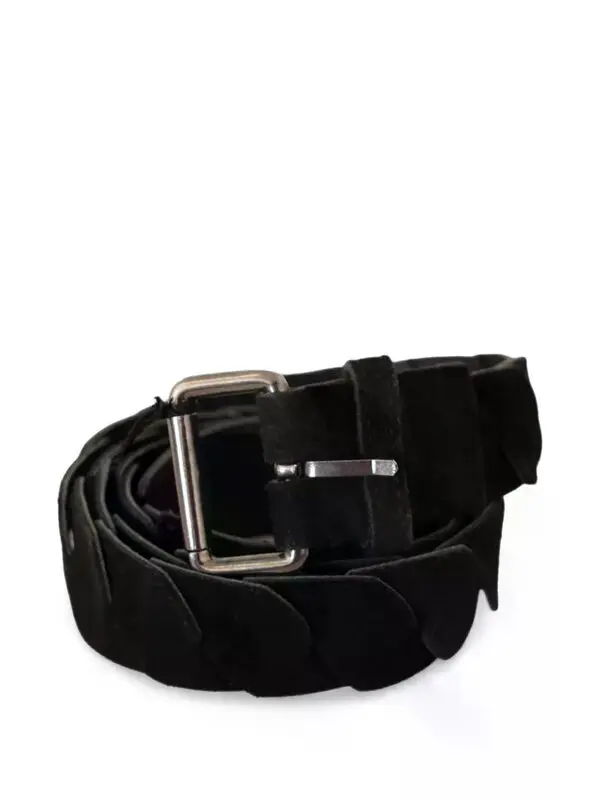 Gianfranco Ferre Braided Suede Belt